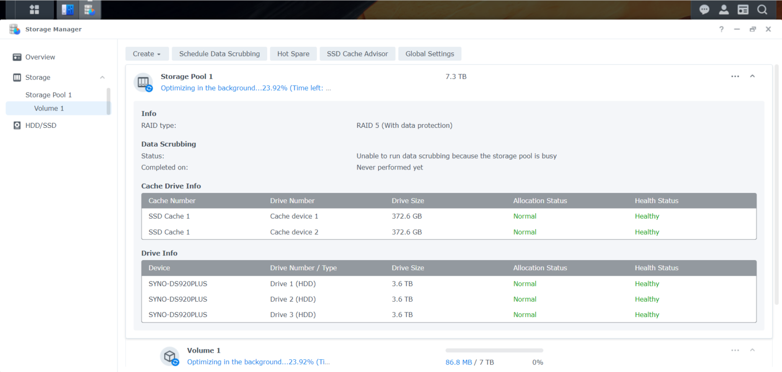 การสร้าง Storage Pool และ สร้าง Volume เพื่อใช้งานใน Synology NAS ...